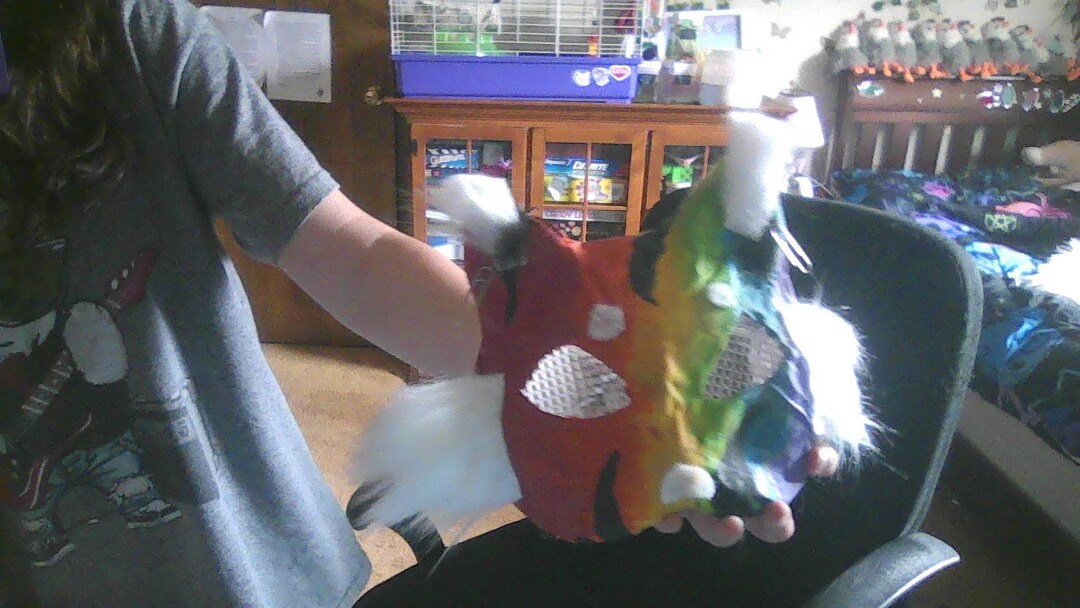 Rainbow Tiger Therian Mask - Etsy