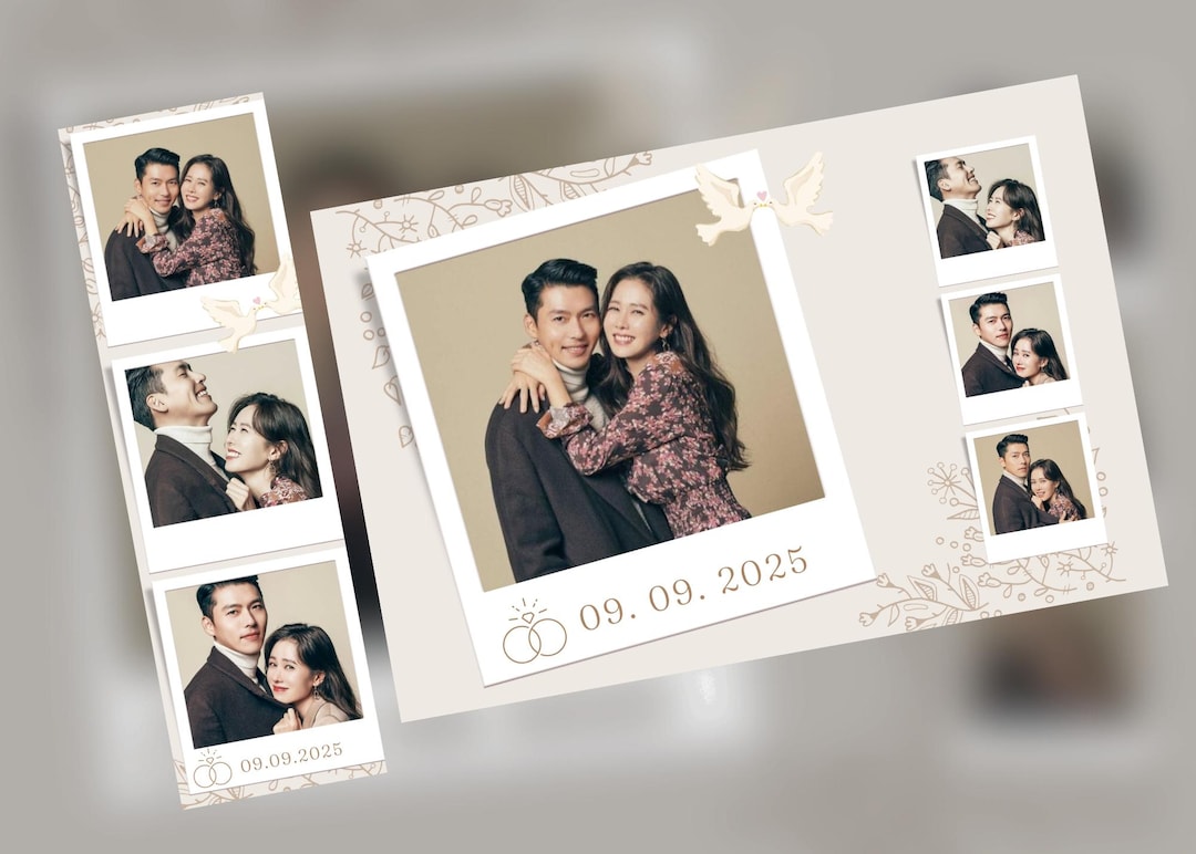 Custom Wedding Photo Booth Template With 360 Engagement Photo Booths ...