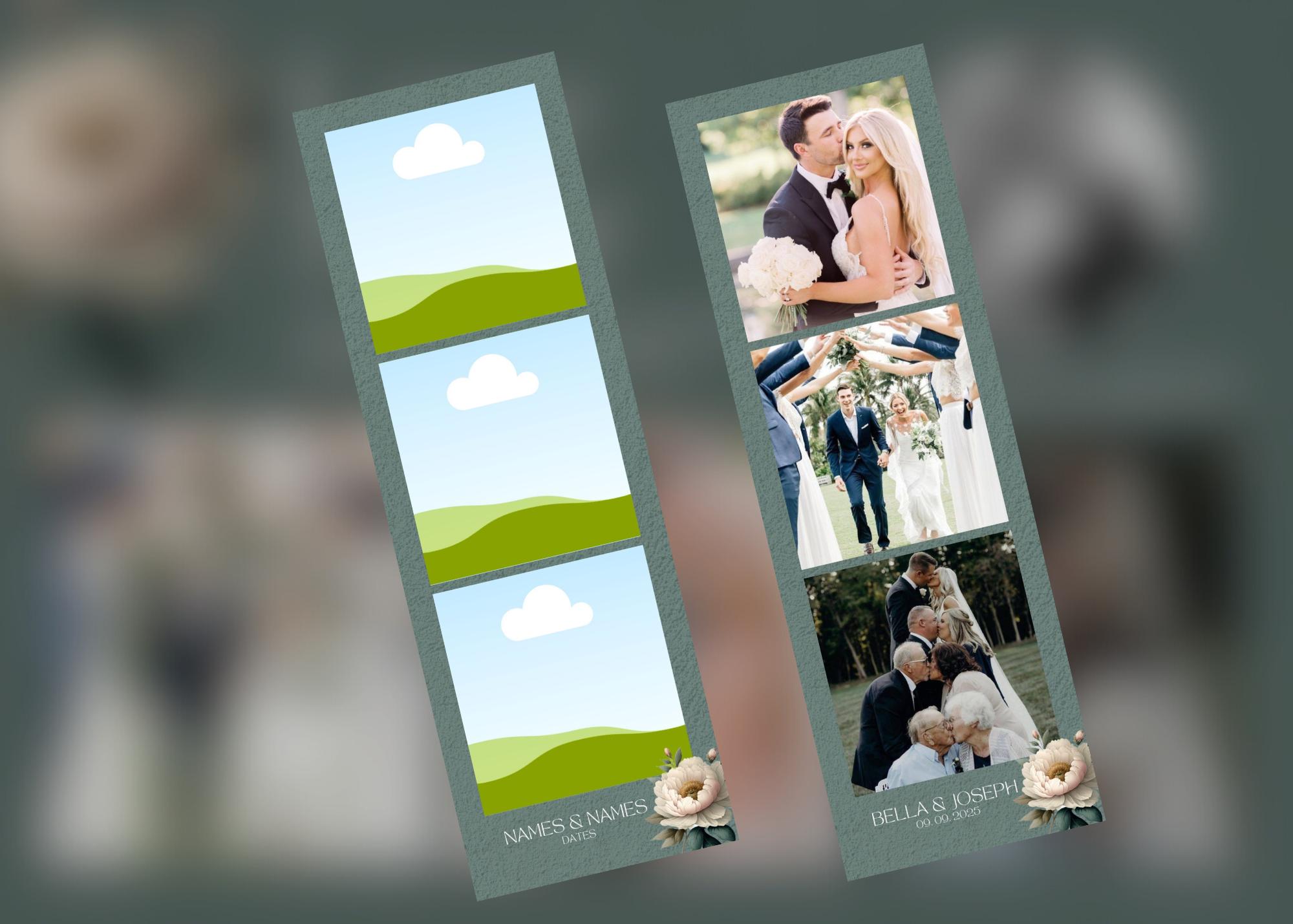 Custom Wedding Photo Booth Template With 360 Birthday Photo Booth ...