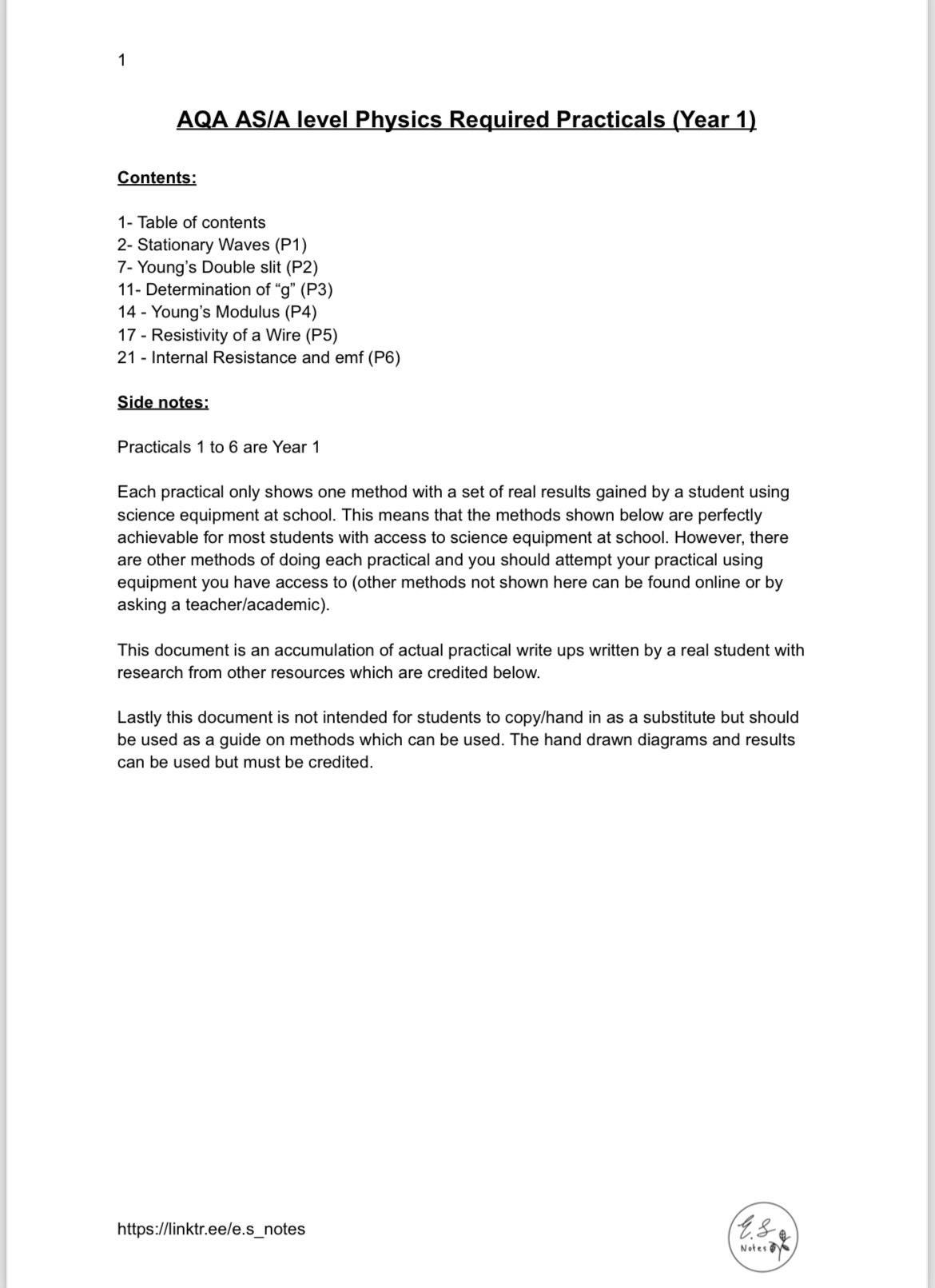 AQA AS/A Level Physics Ultimate Guide (year 1) - Etsy