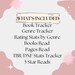 Pink Simple Book Library Digital Tracker - Etsy