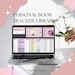 Pink Simple Book Library Digital Tracker - Etsy