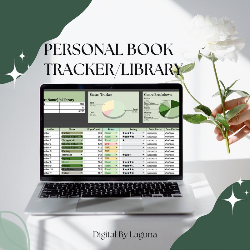 Book Shelf Tracking Sheet - Etsy