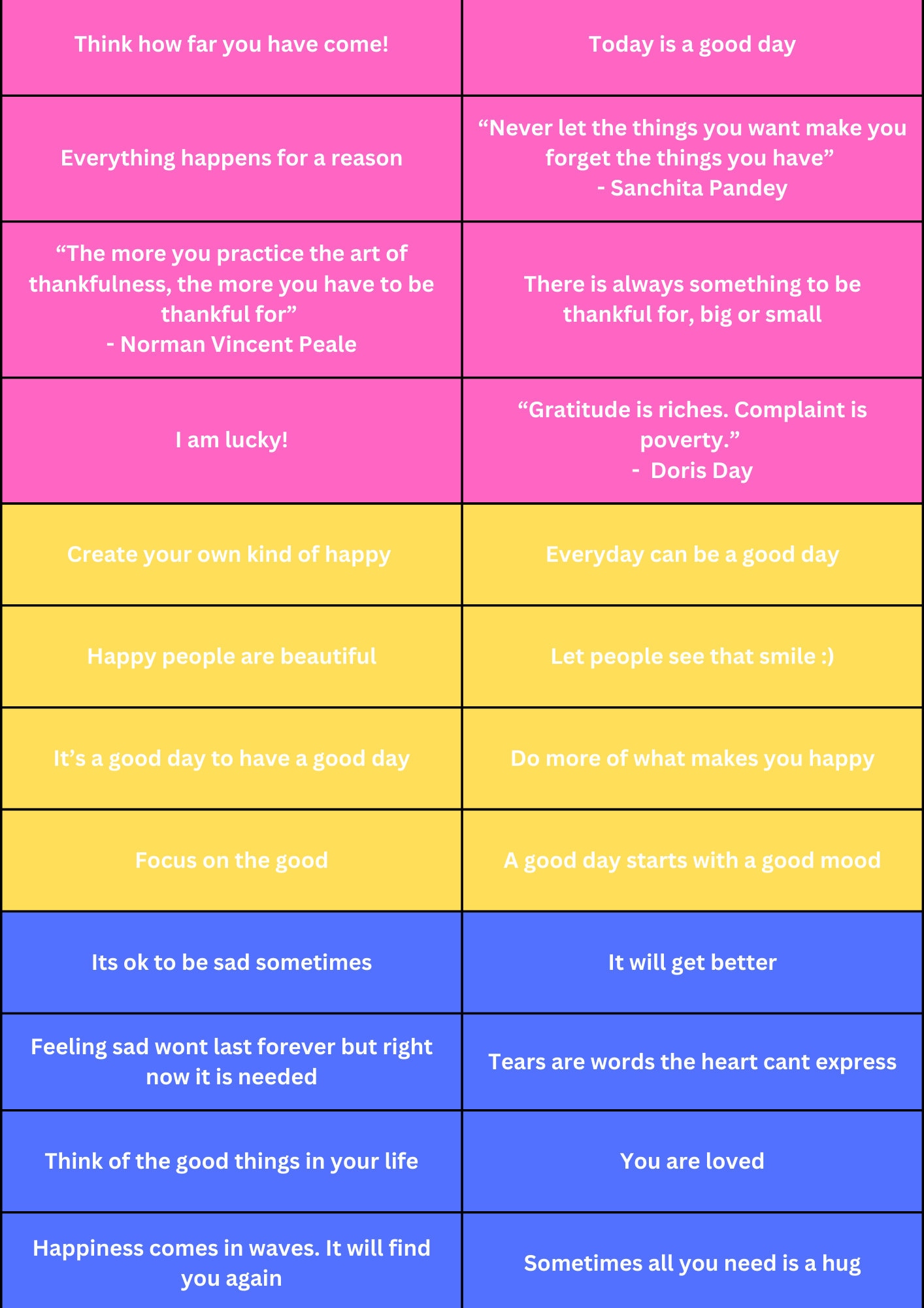 Read Me When You Are... Jar Printable Notes and Label. 48 Notes 8 for ...