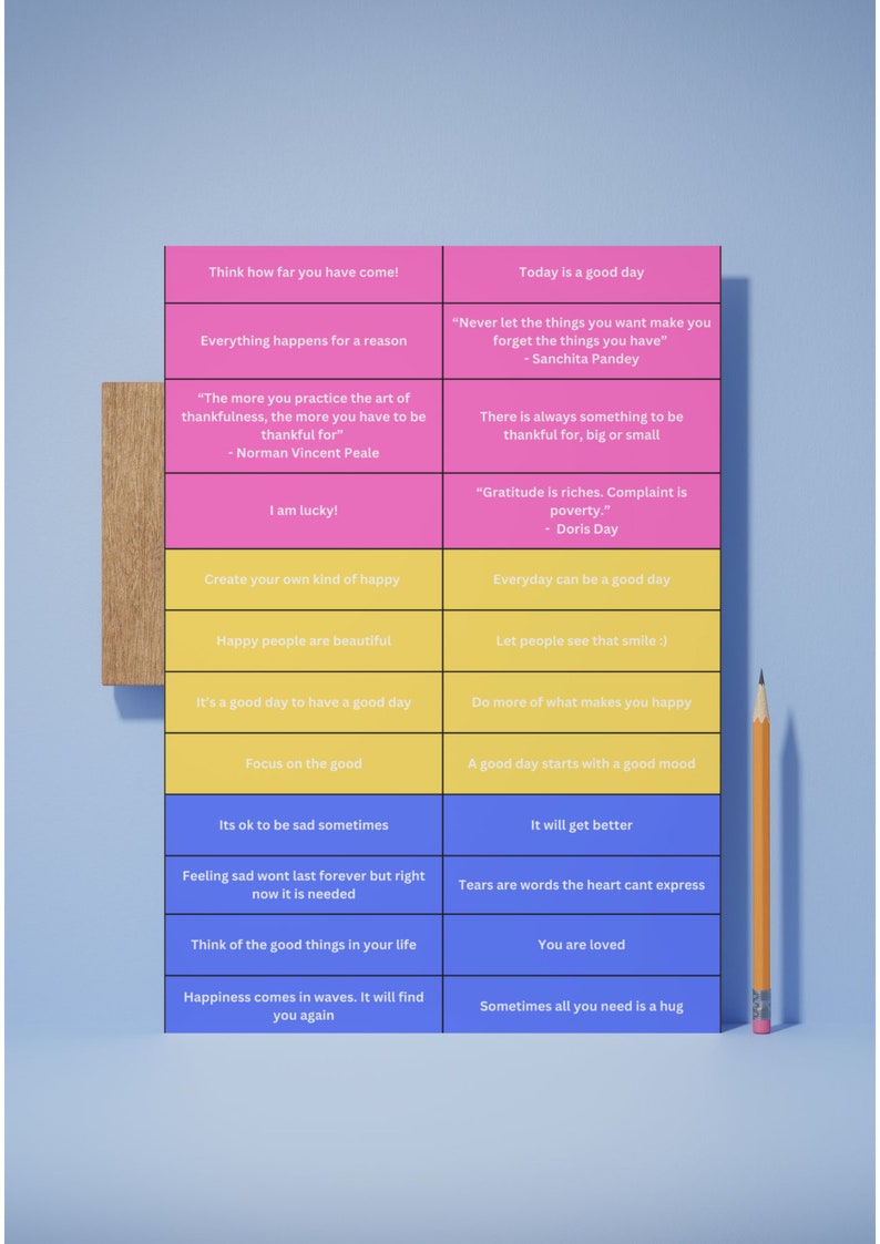 Read Me When You Are... Jar Printable Notes and Label. 48 Notes 8 for ...