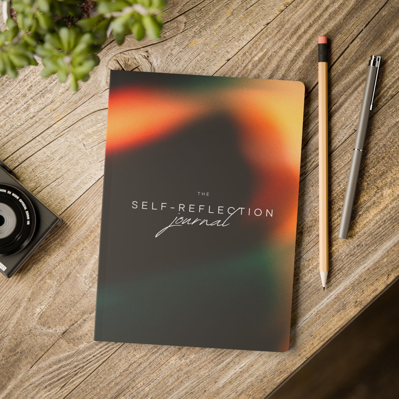 Self-reflection Journal | Gradient Softcover Journal | 100 & 200 Page ...