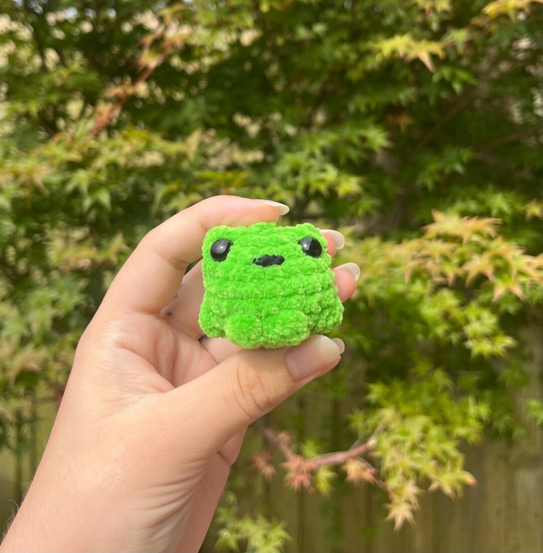 Crochet Mini Frog Plushies Cute Crochet Frog Mini Crochet Frog Cute ...
