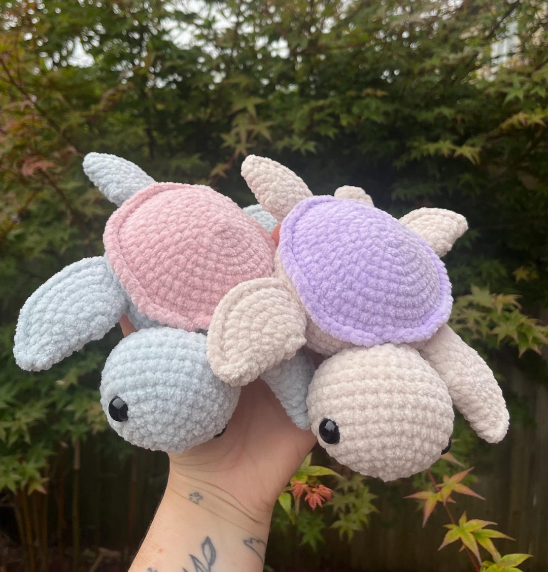 Cute Turtle Plushies Cute Turtle Crochet Turtle Amigurumi Turtle ...