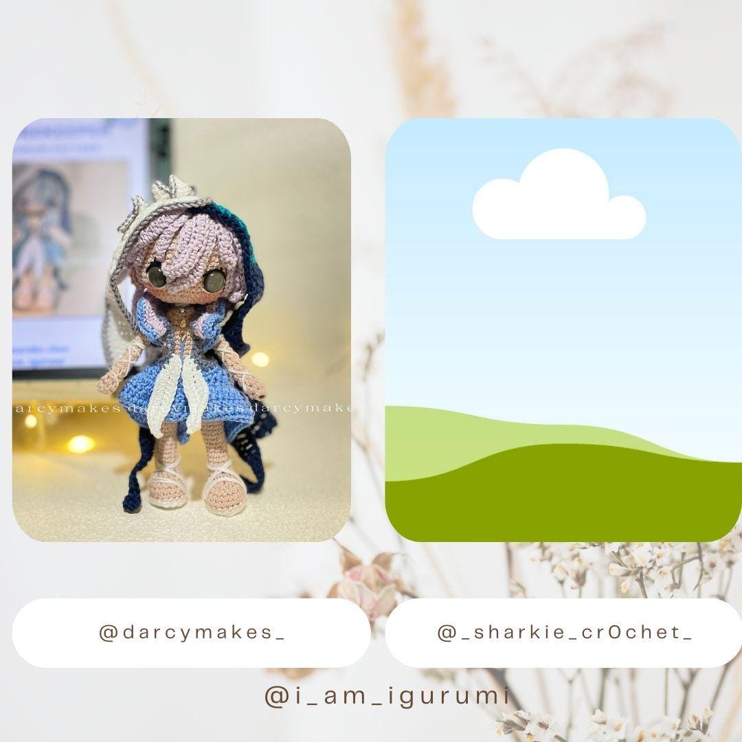 SHOREKEEPER Amigurumi Pattern Pdf (wuthering Waves Character) - Etsy