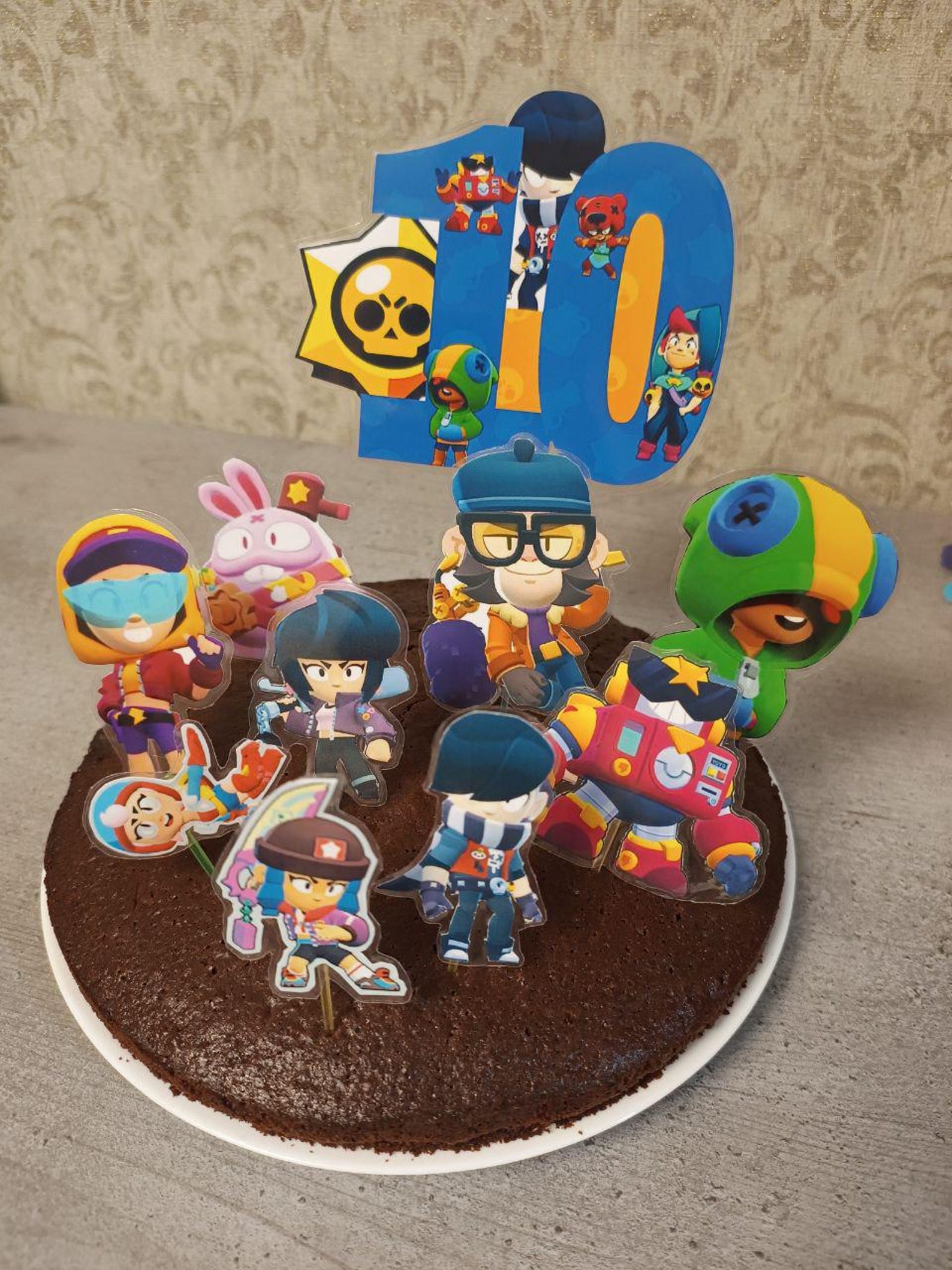 Cake Topper Brawl Stars. Set Topper Brawl Stars. Physical Product - Etsy