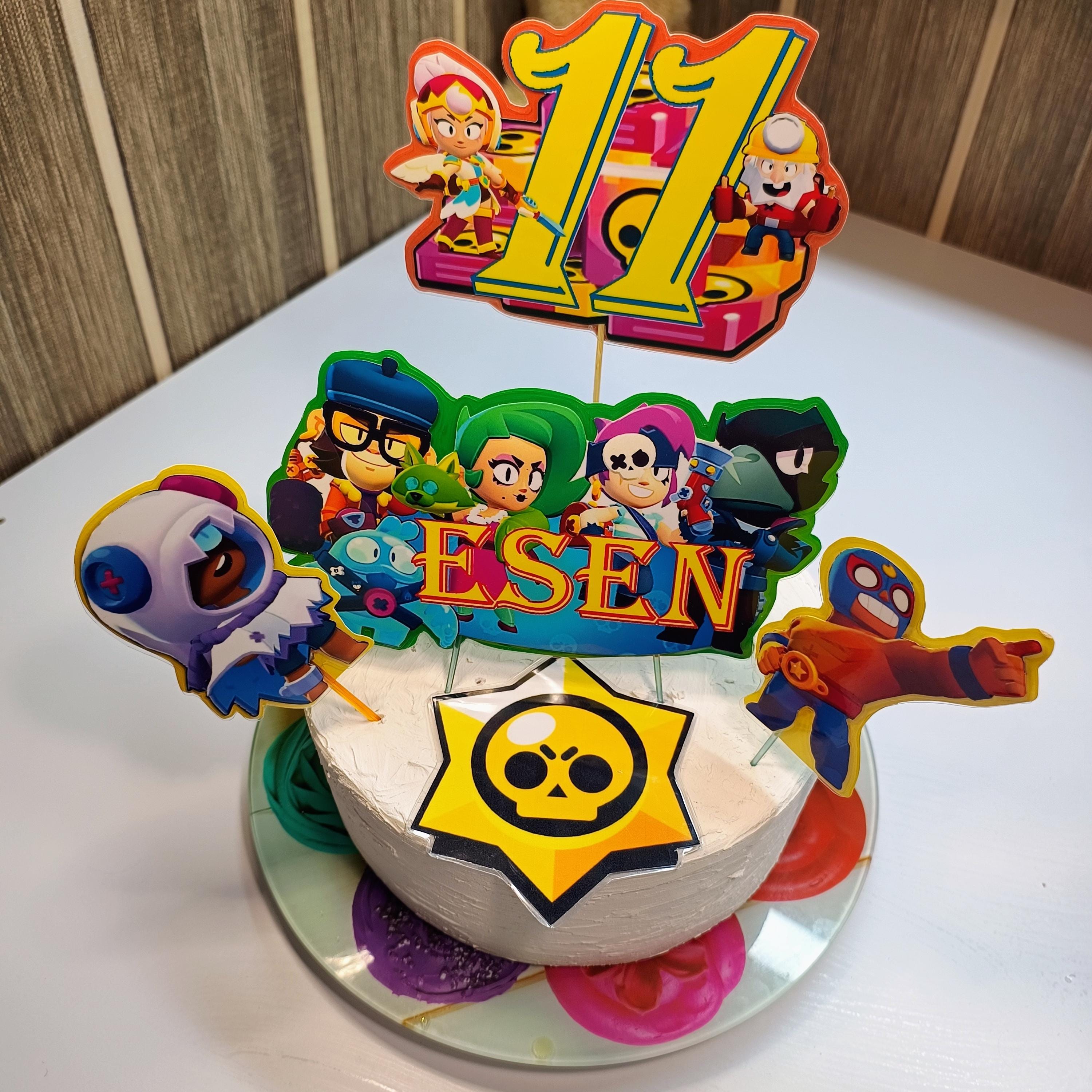 Cake Topper Brawl Stars. Brawl Stars Topper - Etsy