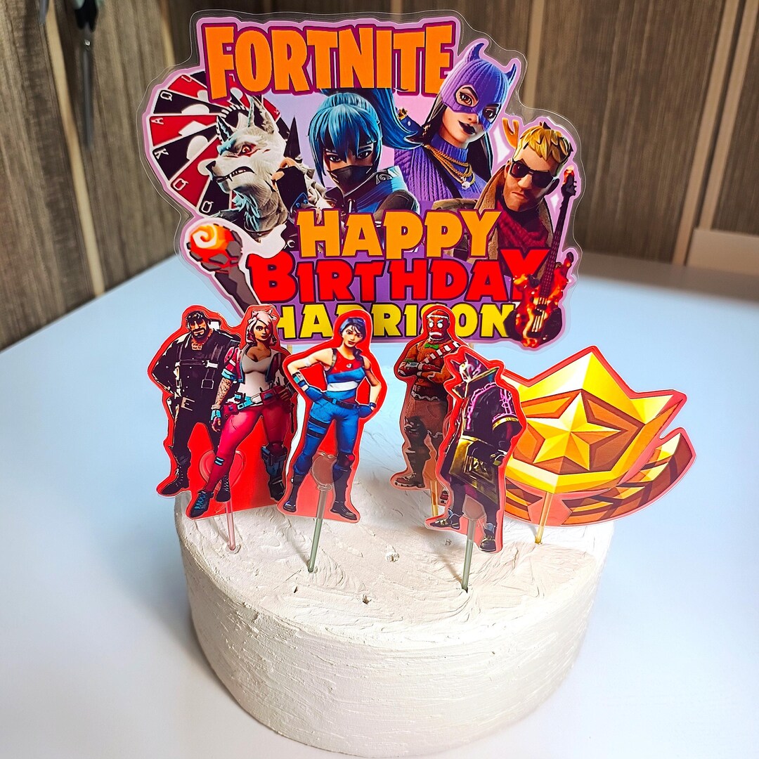 Topper Fort. Cake Topper Fort. Topper for Gamer - Etsy