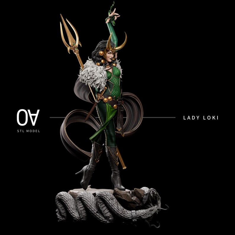 Lady Loki 1:6 Scale Lady Loki STL Models, 3D Printing Model, High ...