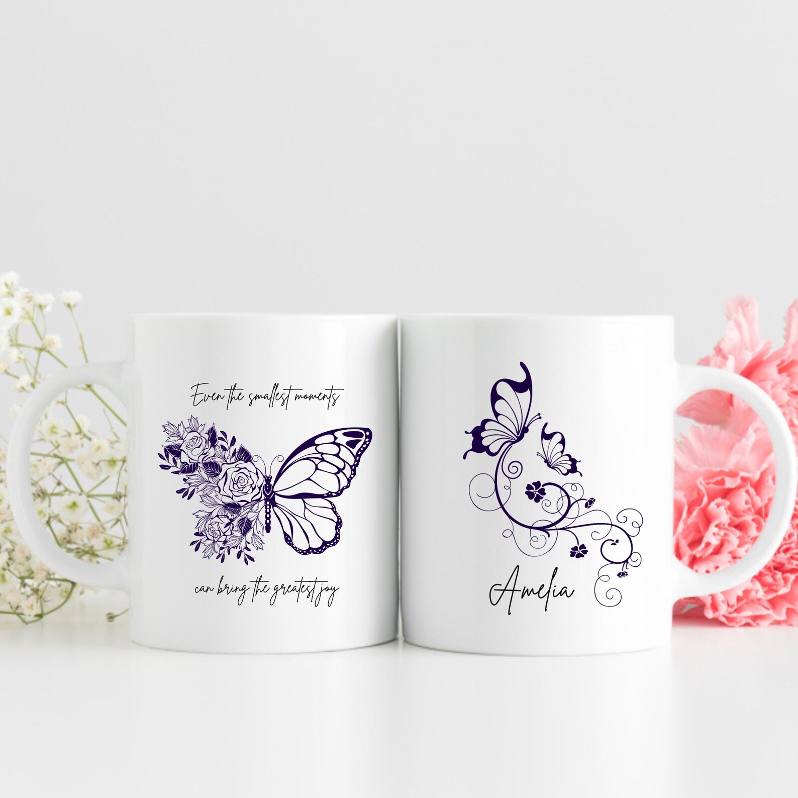 Butterfly Mug. Custom Butterfly Mug. Personalised Butterfly Mug. Mug ...