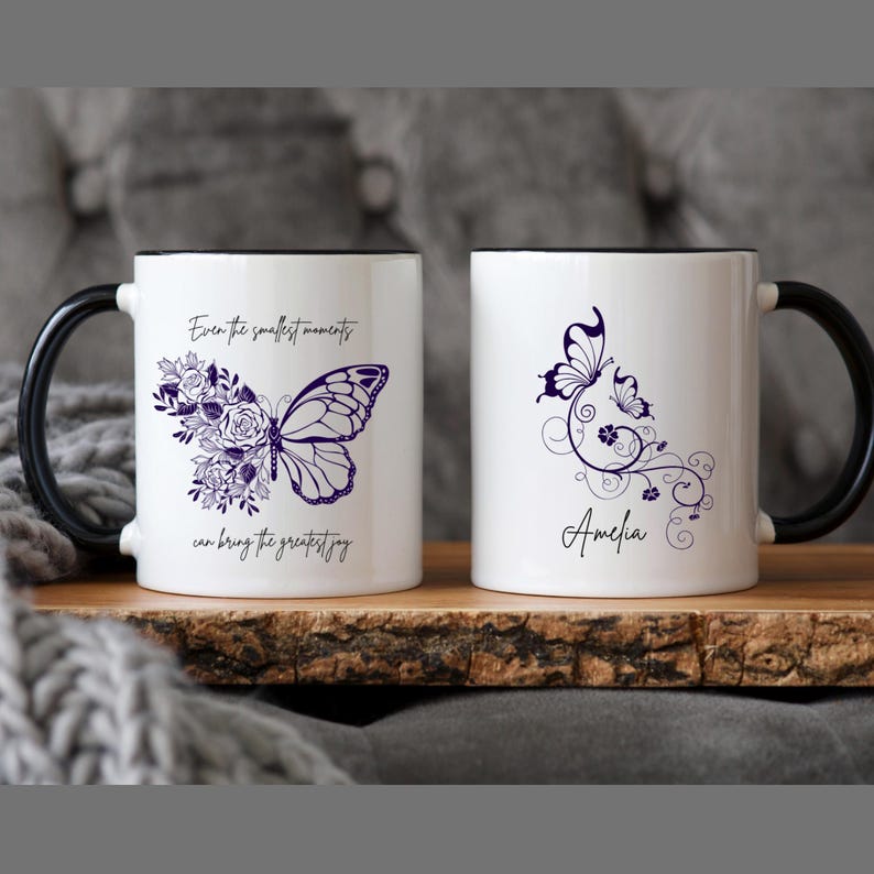 Butterfly Mug. Custom Butterfly Mug. Personalised Butterfly Mug. Mug ...