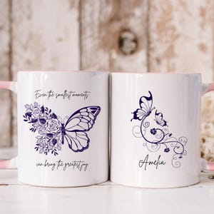 Butterfly Mug. Custom Butterfly Mug. Personalised Butterfly Mug. Mug ...