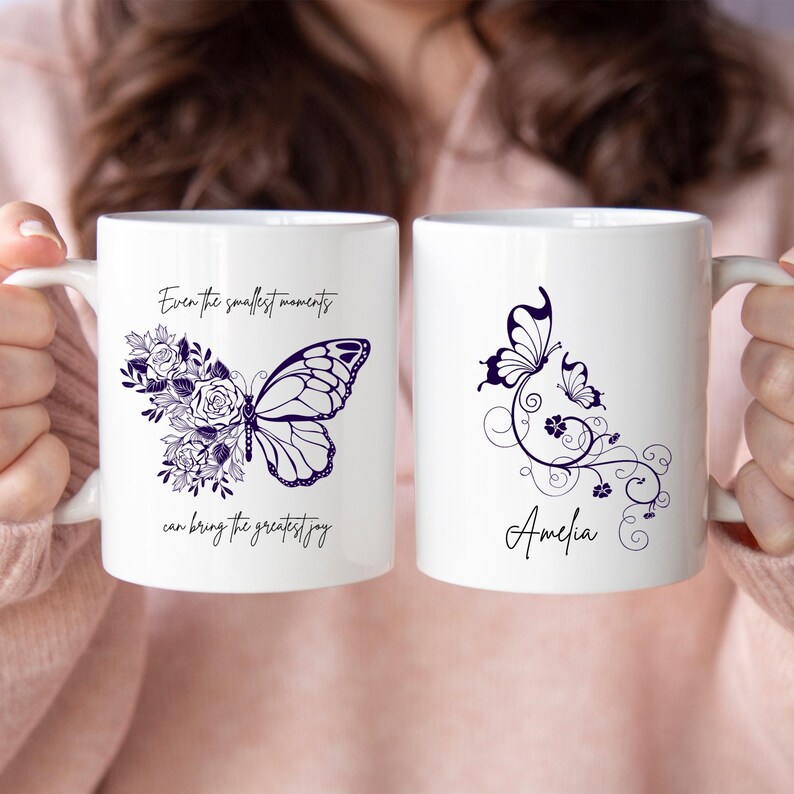 Butterfly Mug. Custom Butterfly Mug. Personalised Butterfly Mug. Mug ...