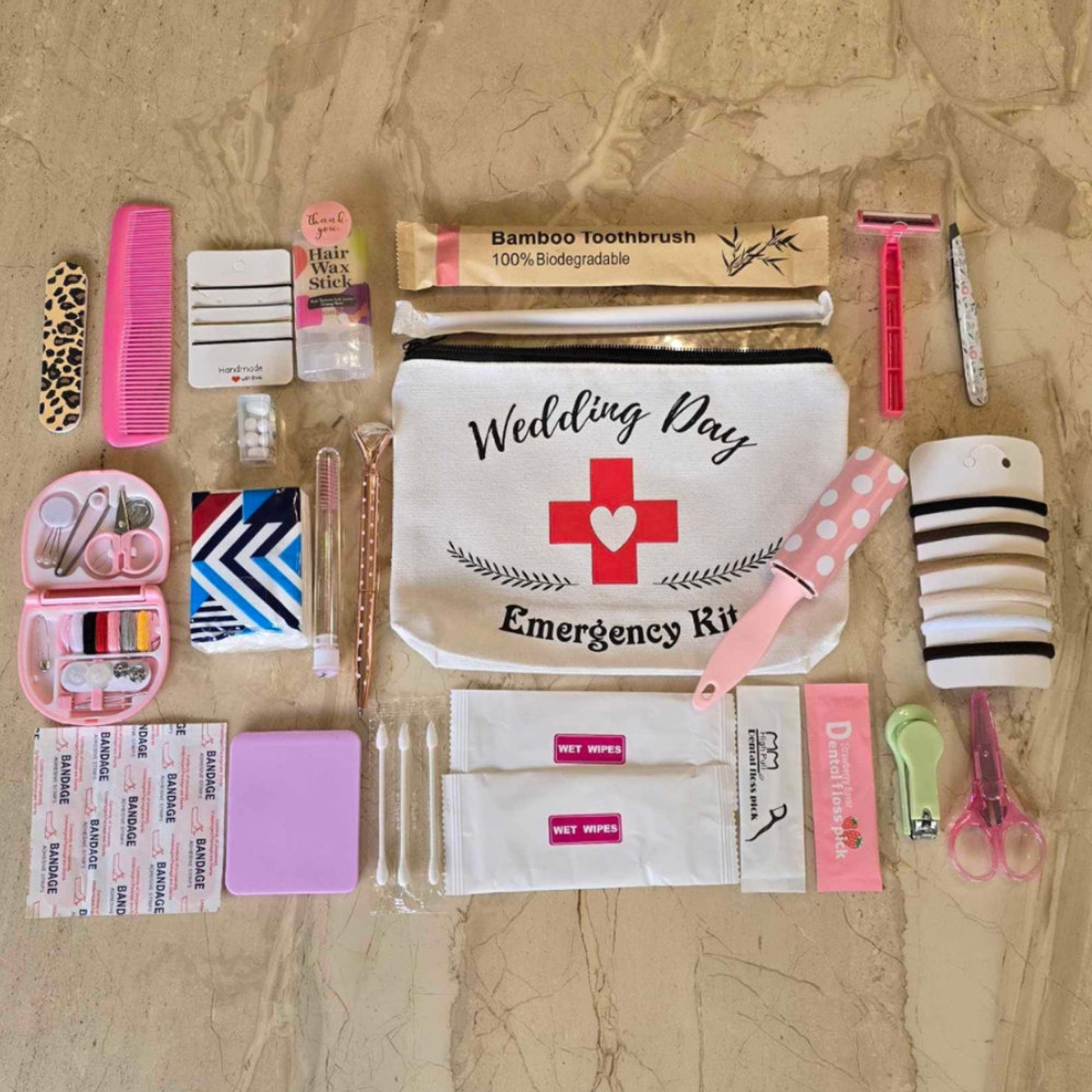 Wedding Day Emergency Kit. Wedding Day Kit. Wedding Day Essentials Kit ...