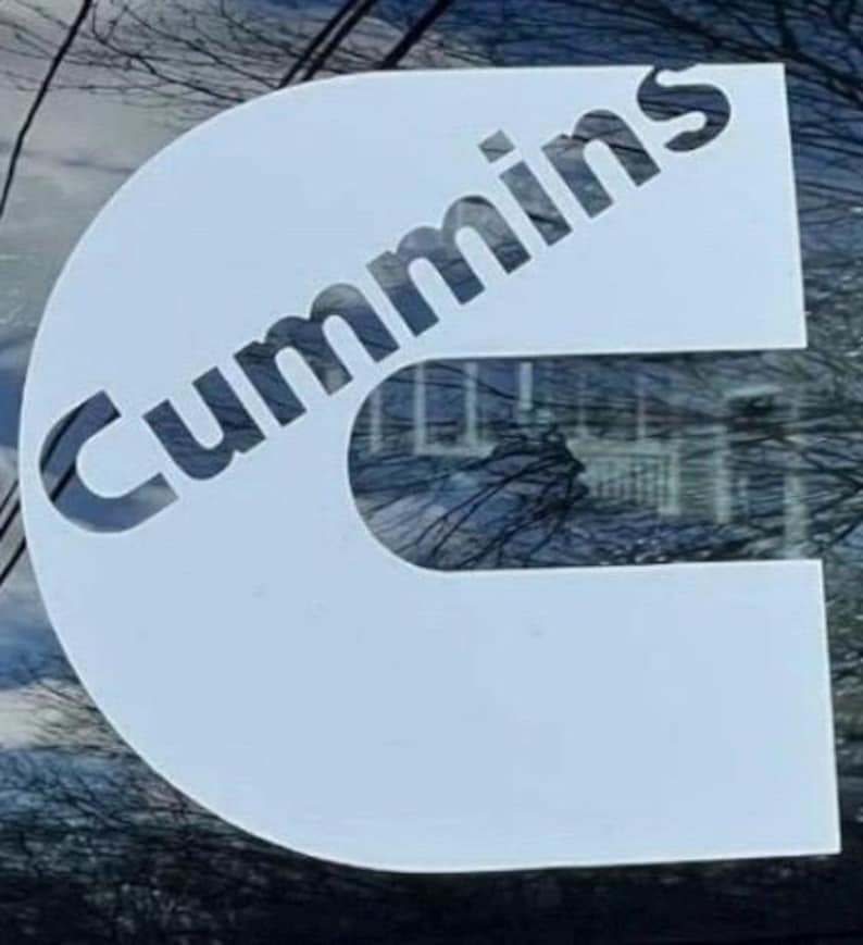 Cummins Logo Decal Bumper Sticker - Etsy