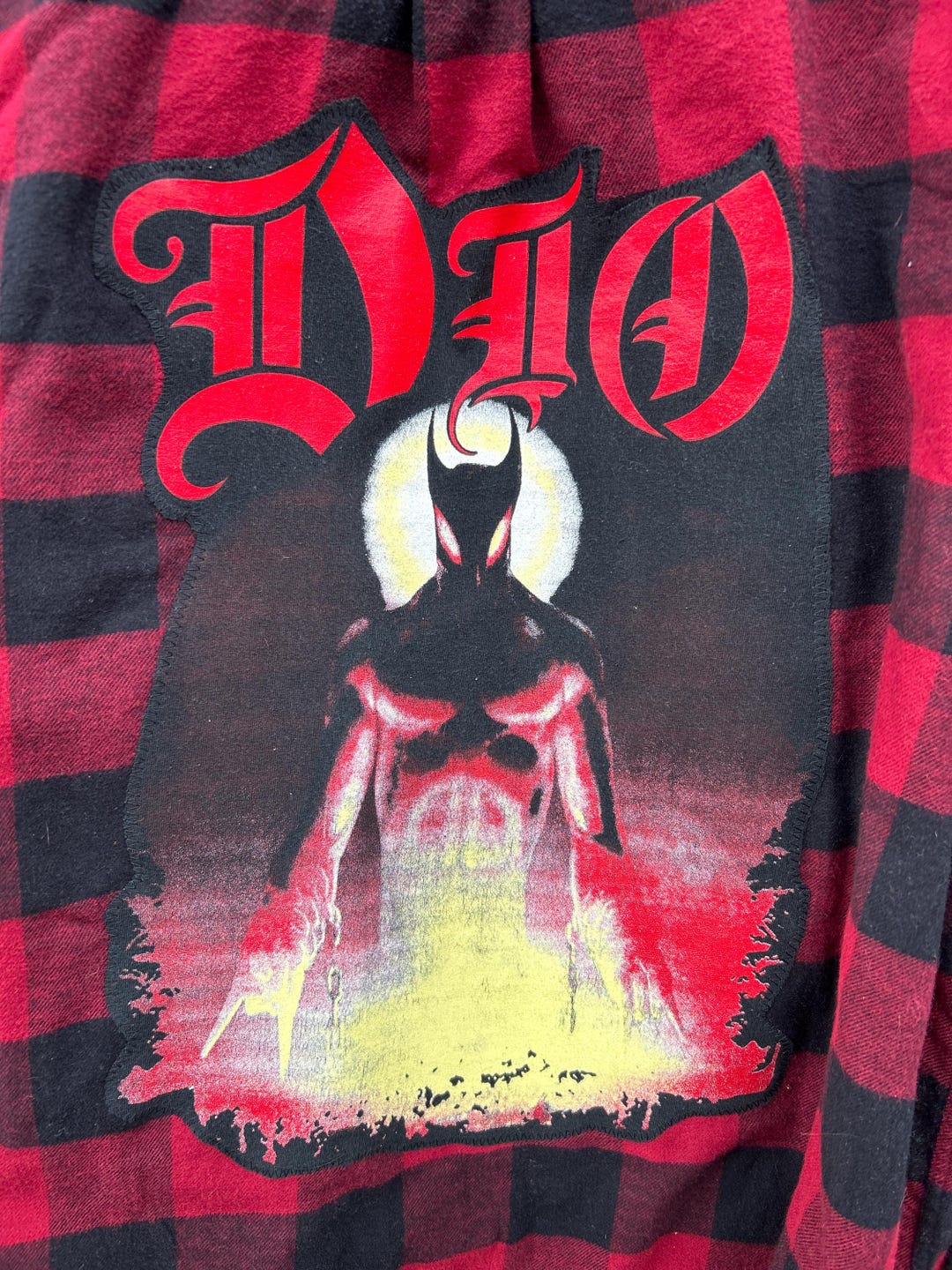 Dio Upcycled Reworked Band Flannel- 2XL Unisex - Etsy