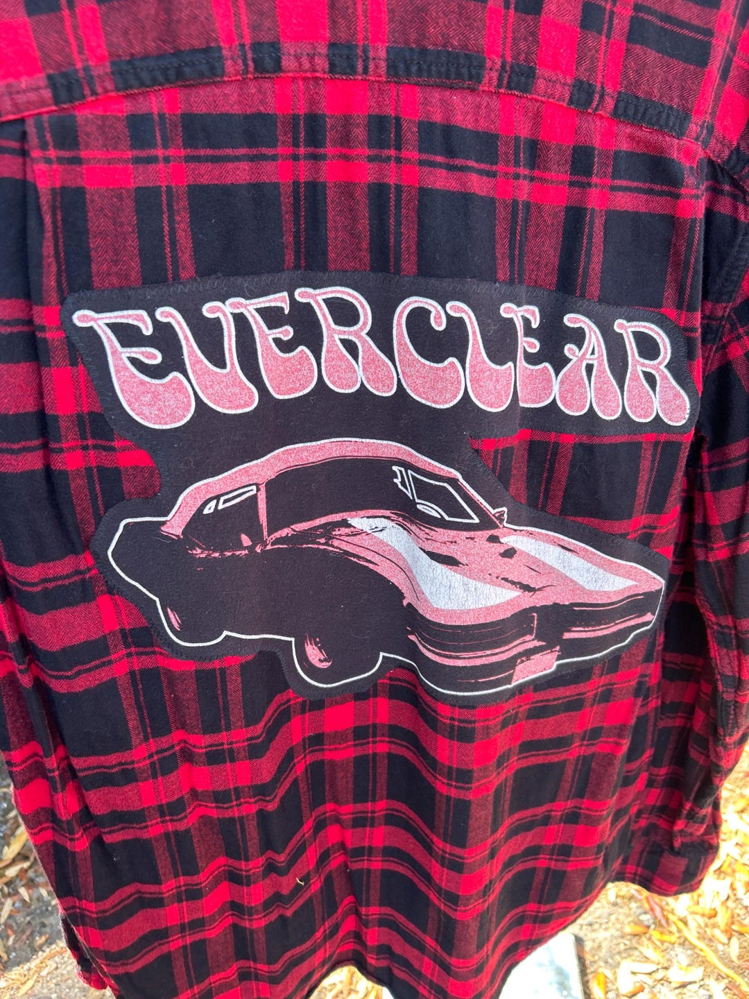 Everclear Upcycled Reworked Band Flannel- Large Unisex - Etsy