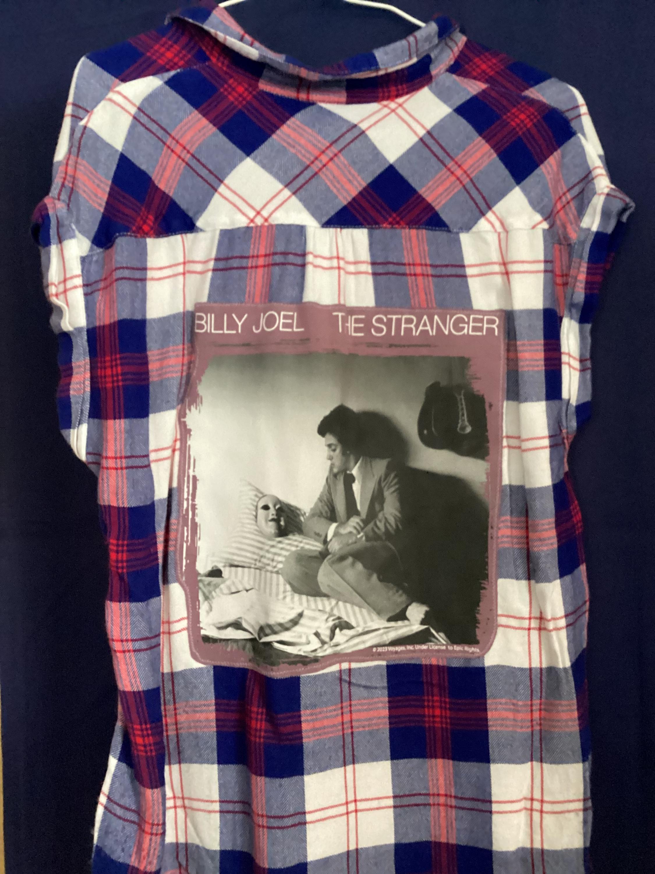 Billy Joel Upcycled Reworked Band Flannel-m - Etsy
