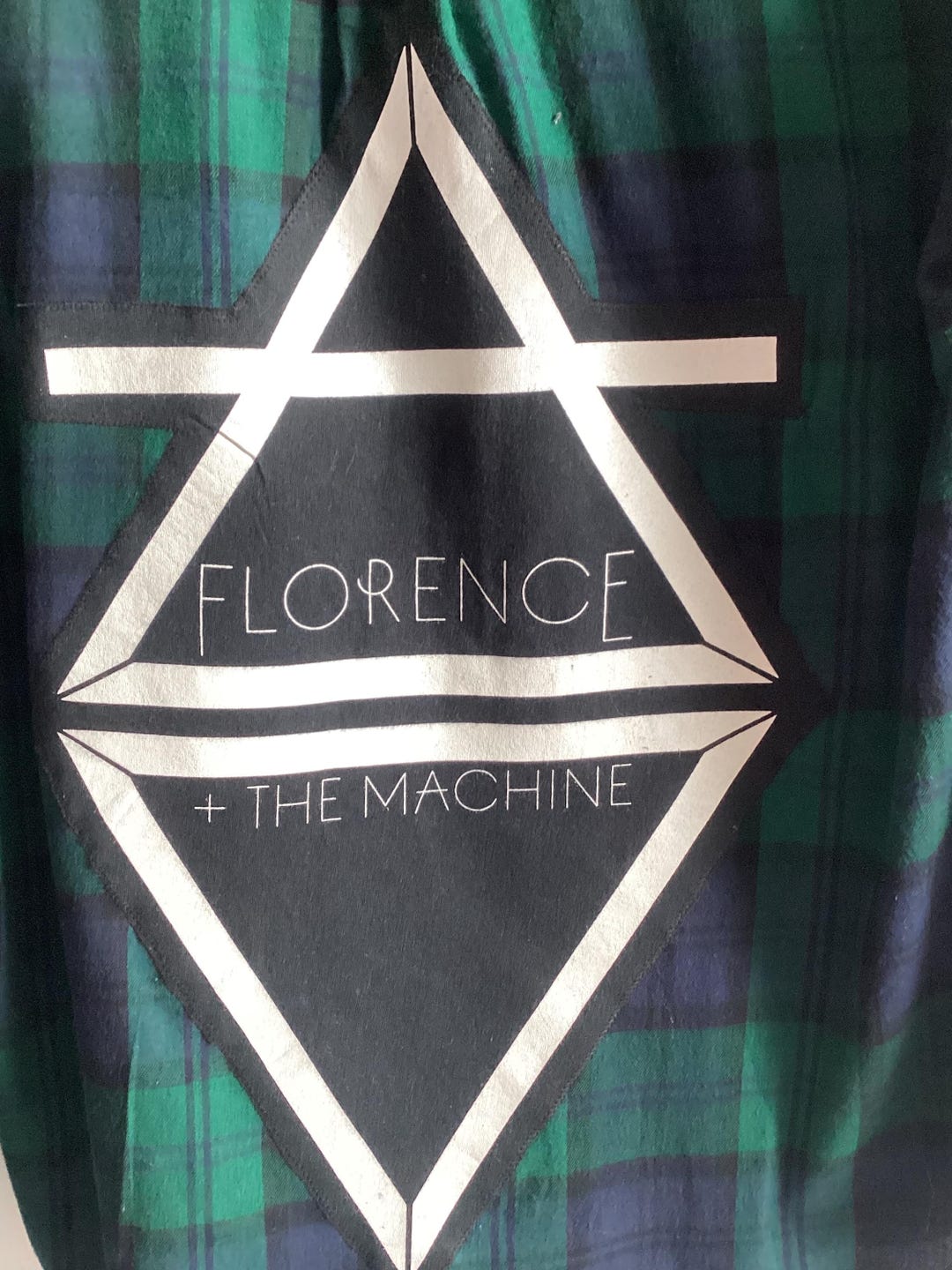 Florence and the Machine Upcycled Reworked Band Flannel- L Womens - Etsy