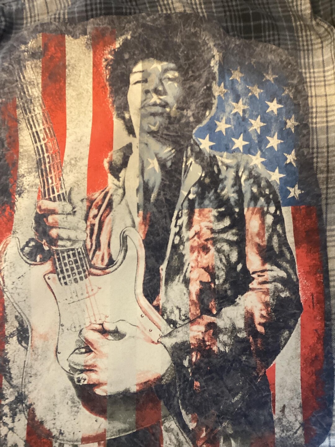 Jimmy Hendrix Upcycled Reworked Band Flannel- M -unisex - Etsy