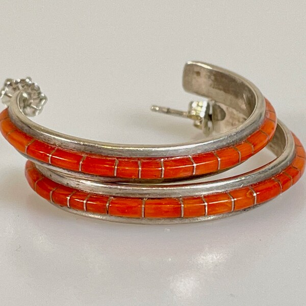 Native American Coral Earrings - Etsy