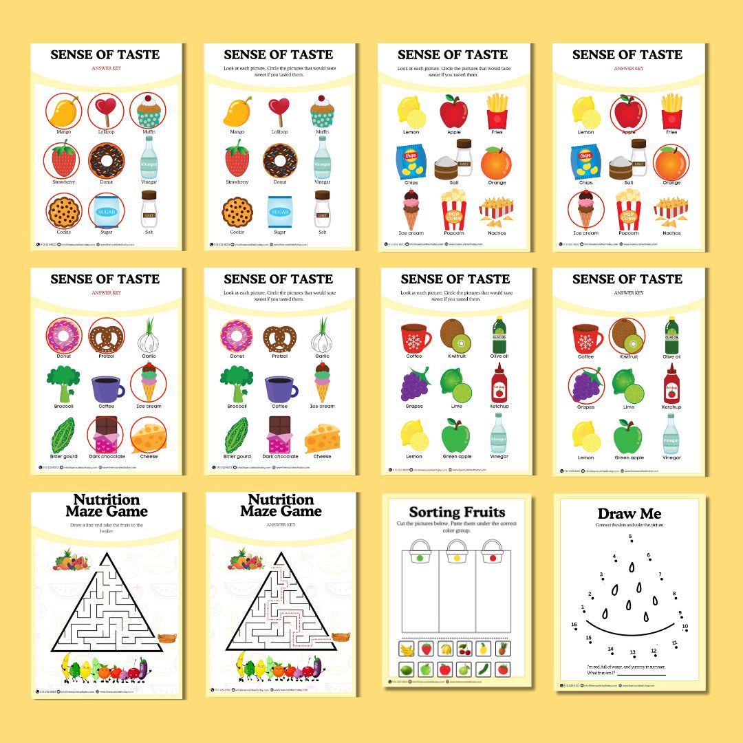 Fun and Educational Nutrition Games & Activities for Kids - Etsy