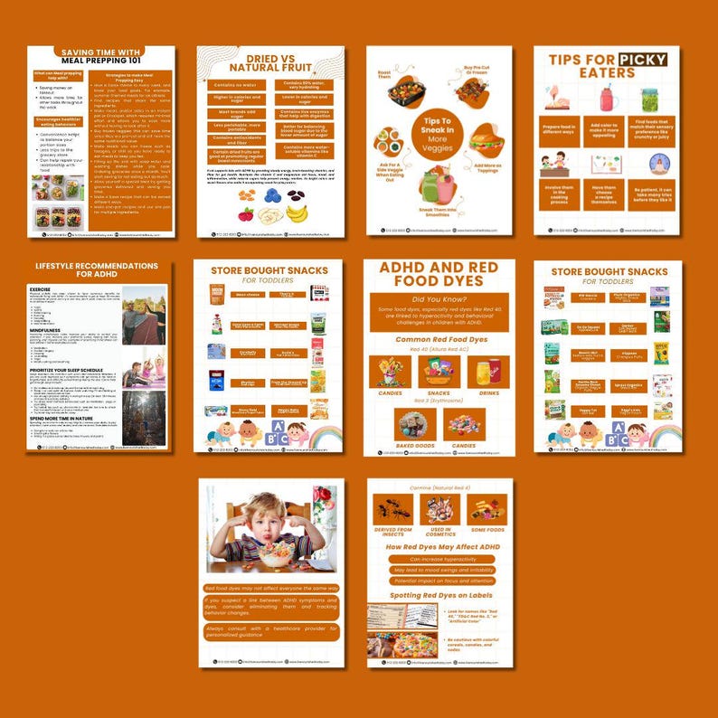 ADHD Nutrition and Red Food Dye Guide - Kids Behavior Health Handouts ...