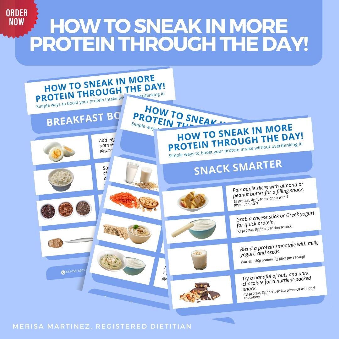 High Protein Nutrition Ebook - Healthy Snack Smarter Handouts - Gift ...
