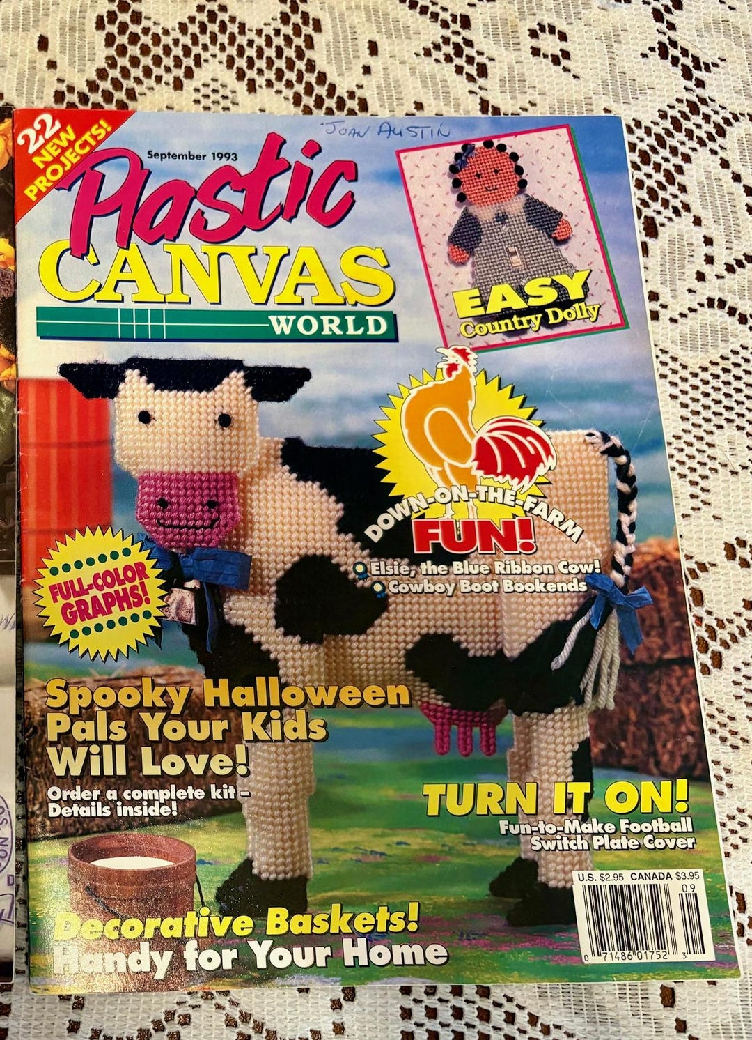 Vintage Plastic Canvas Pattern Books for the 90s - Etsy