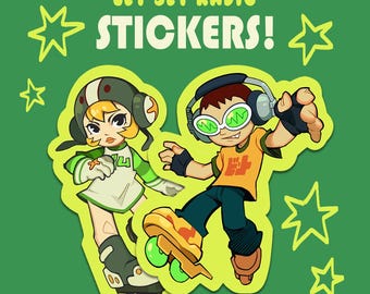 Jet Set Radio Sticker Sheet - Etsy