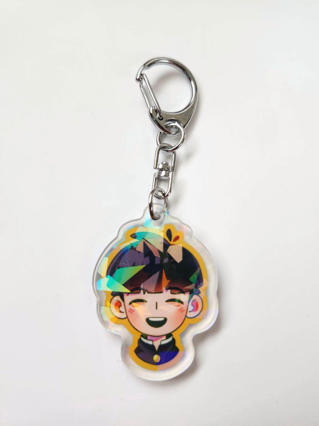 Crying Mob Mini Keychain Charm - Mob Psycho 100 - Etsy