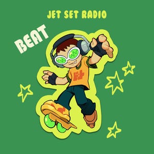 Jet Set Radio Stickers - Etsy