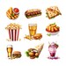 Junk Food Clipart Bundle: 65 PNG Graphics (commercial Use) - Etsy