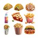 Junk Food Clipart Bundle: 65 PNG Graphics (commercial Use) - Etsy