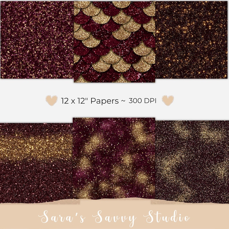 Maroon and Gold Seamless Pattern, Burgundy Digital Download, Maroon ...