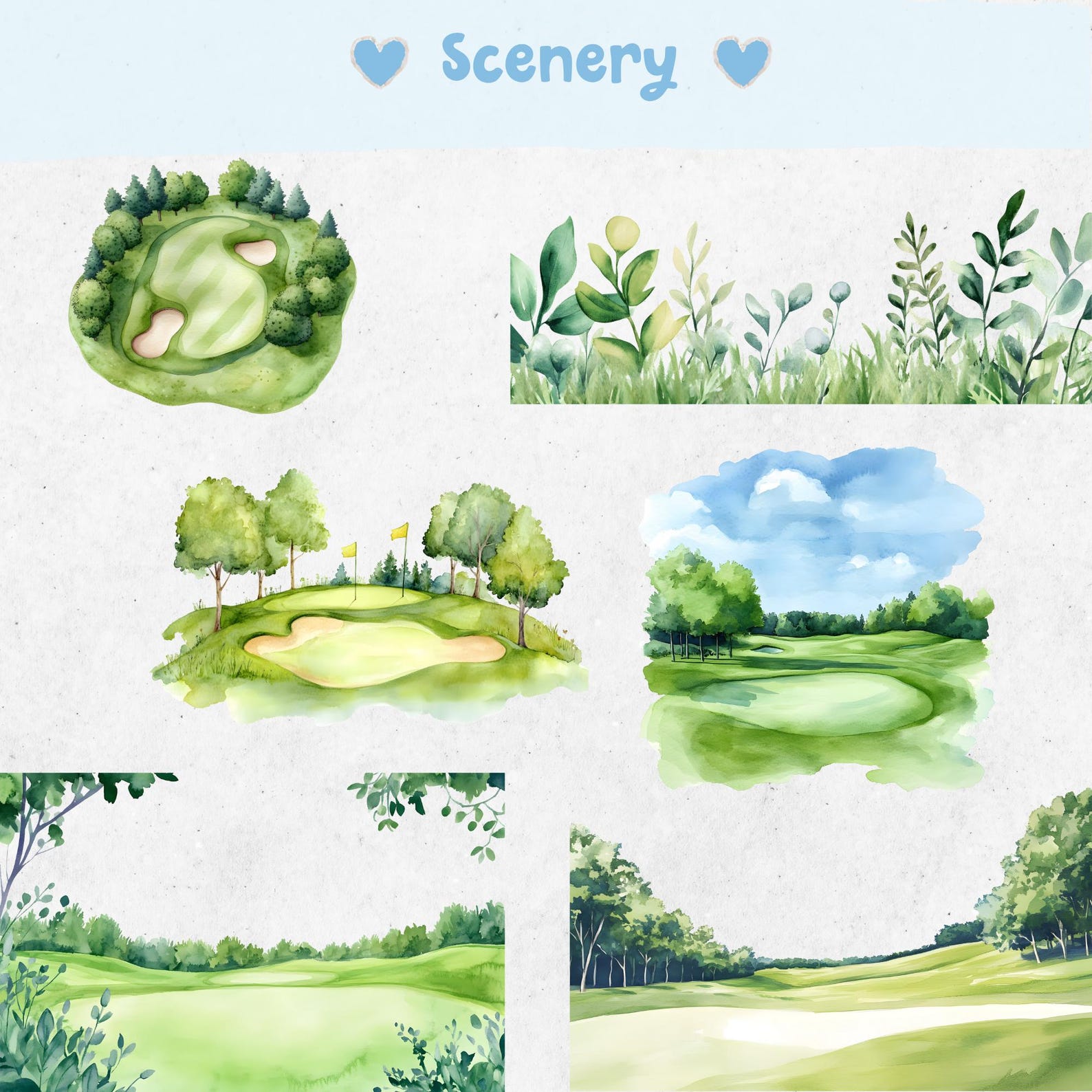 Golf Baby Shower Clipart, Cute Blue Sports Baby Shower Clip Art, Golf ...