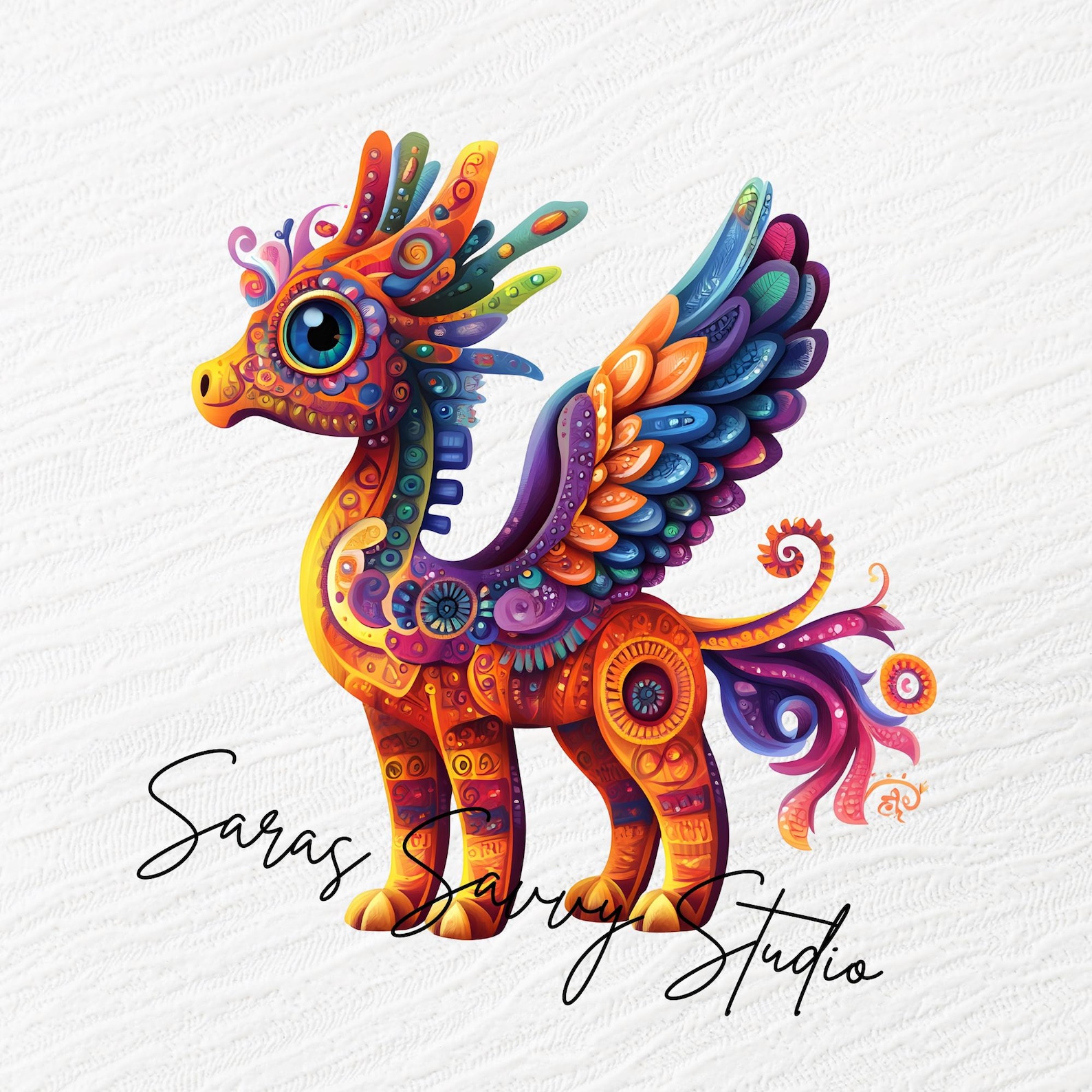 Clipart Alebrijes, animaux Alebrijes, art folklorique mexicain, animaux ...