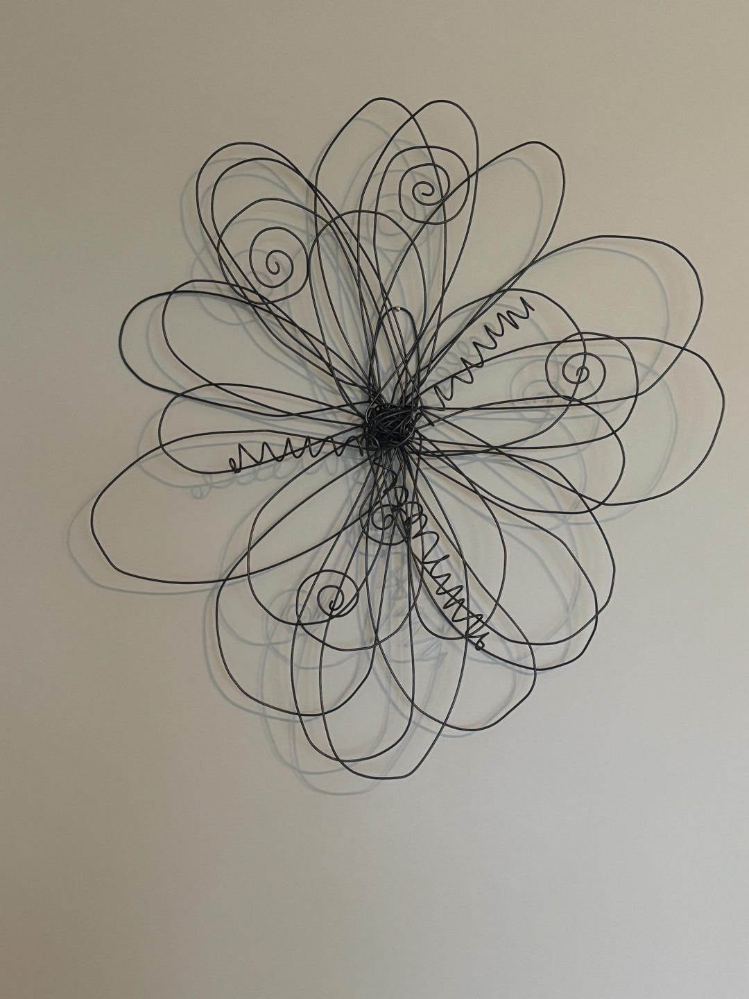 Large Swirls and Twirls Twisted Wire Flower - Etsy