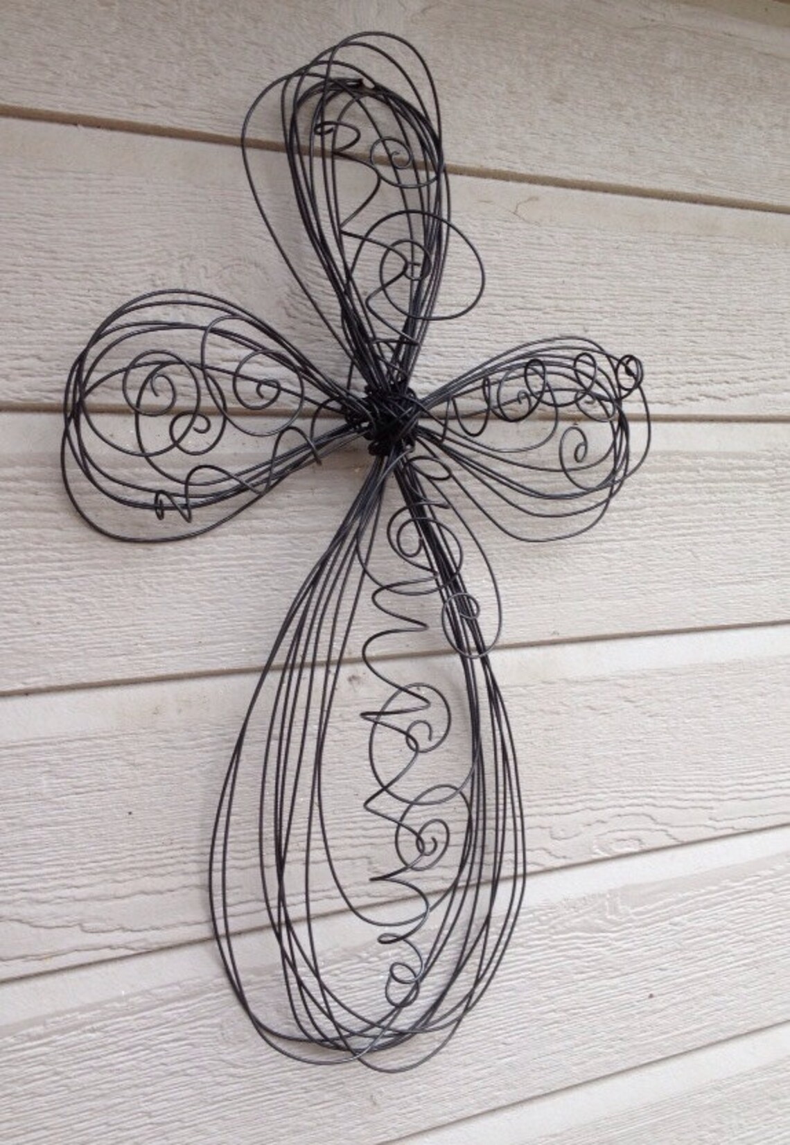 Medium Swirls and Twirls Twisted Wire Cross - Etsy