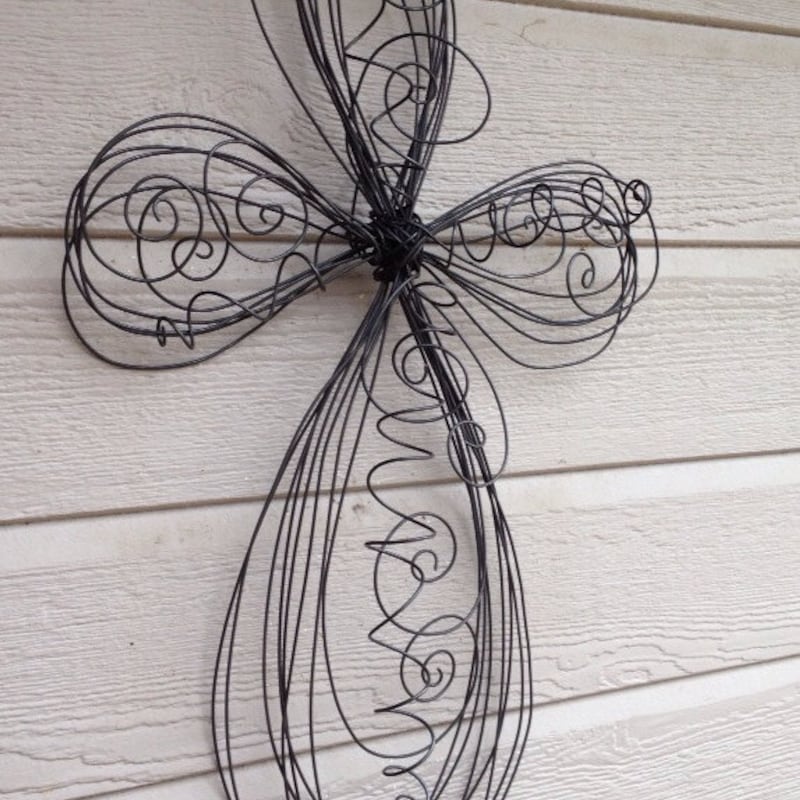 Wire Cross - Etsy
