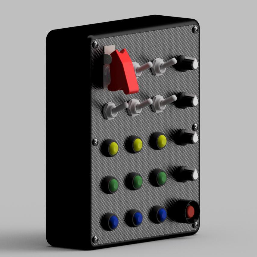 Sim Racing Button Box 3D Print Files - Etsy