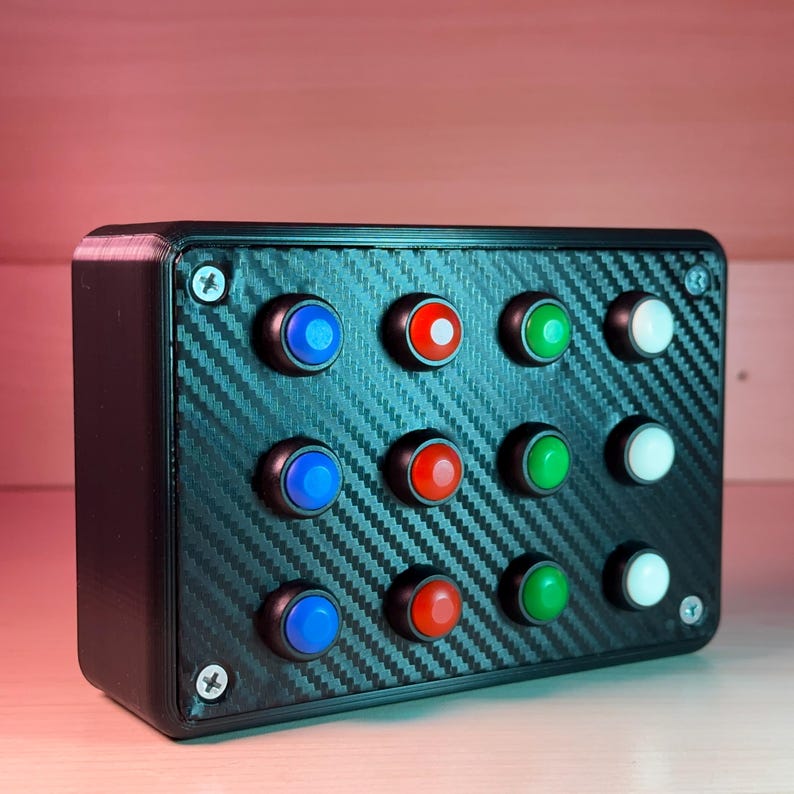 12 Function Button Box for Simulation Games - Etsy