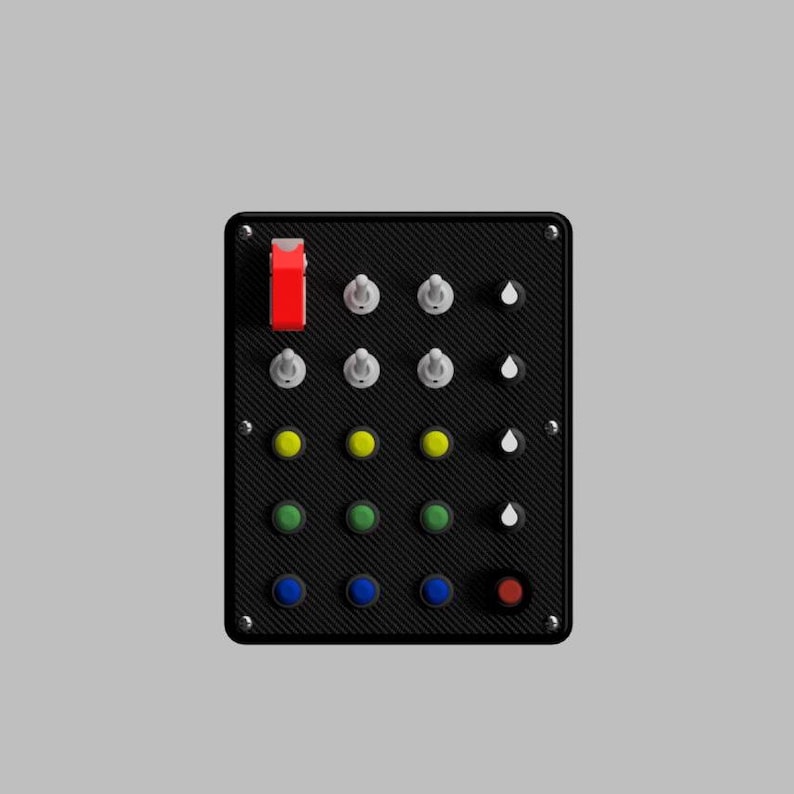 Sim Racing Button Box 3D Print Files - Etsy
