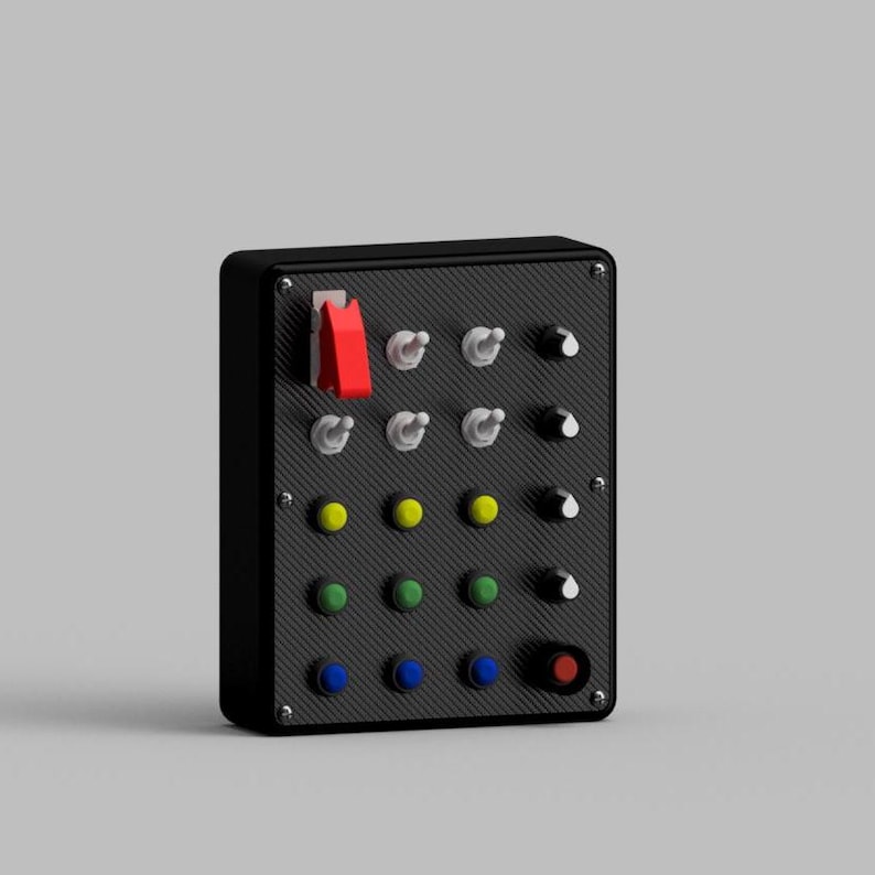 Sim Racing Button Box 3D Print Files - Etsy
