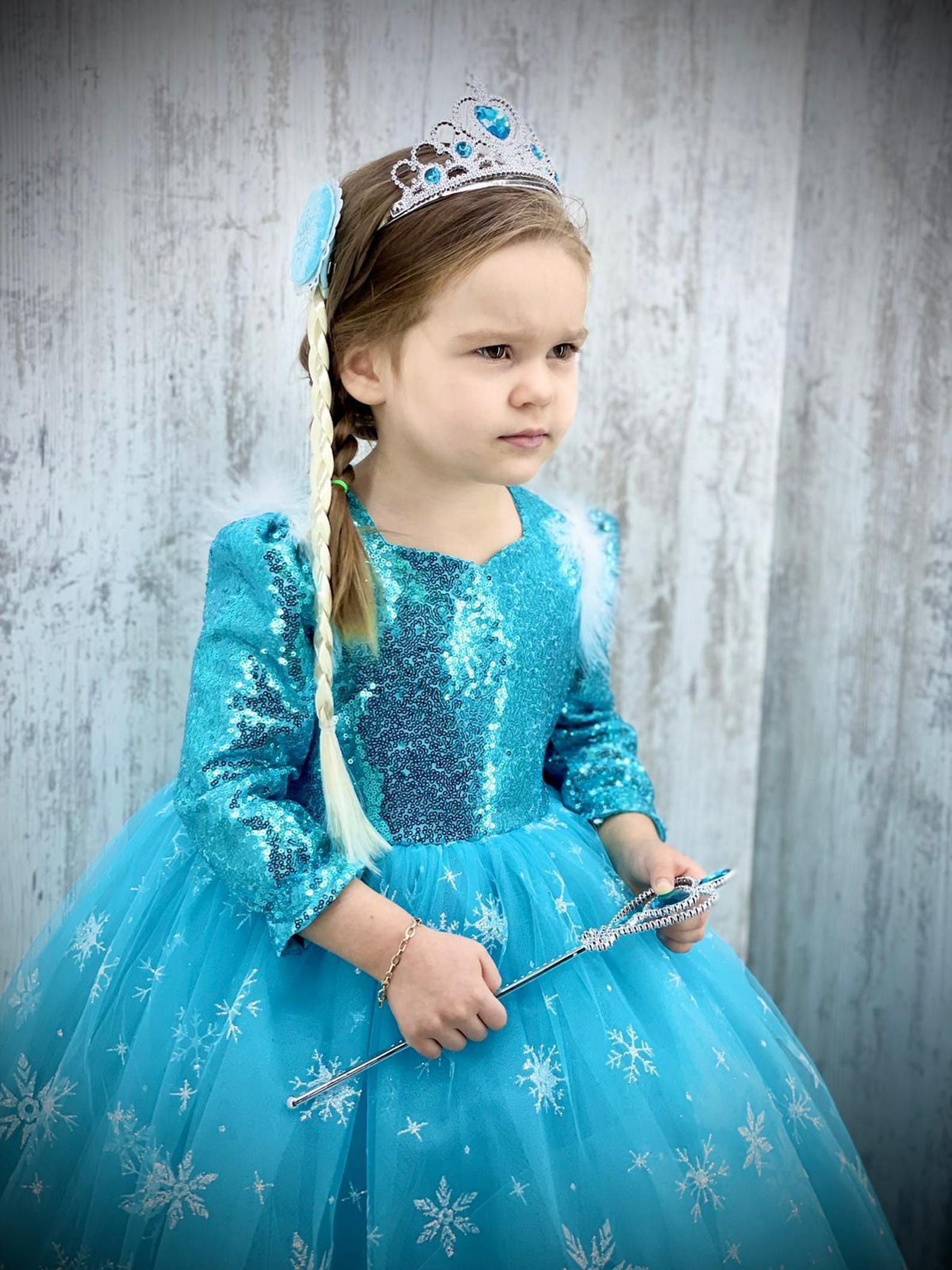 Frozen Costume, Elsa Princess Dress, Toddler Elsa Costume, Frozen Girl ...