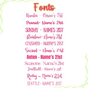 Custom 21st Birthday Sign- Digital - Etsy